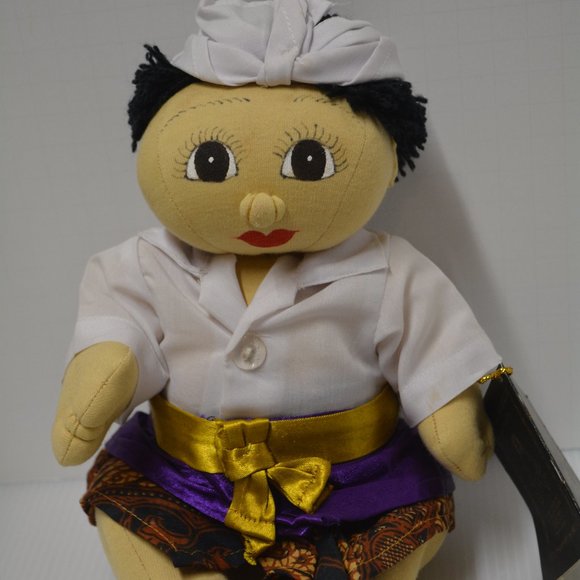 Bali | Toys | Original Bali Doll Handmade Cloth Indonesia Plush | Poshmark